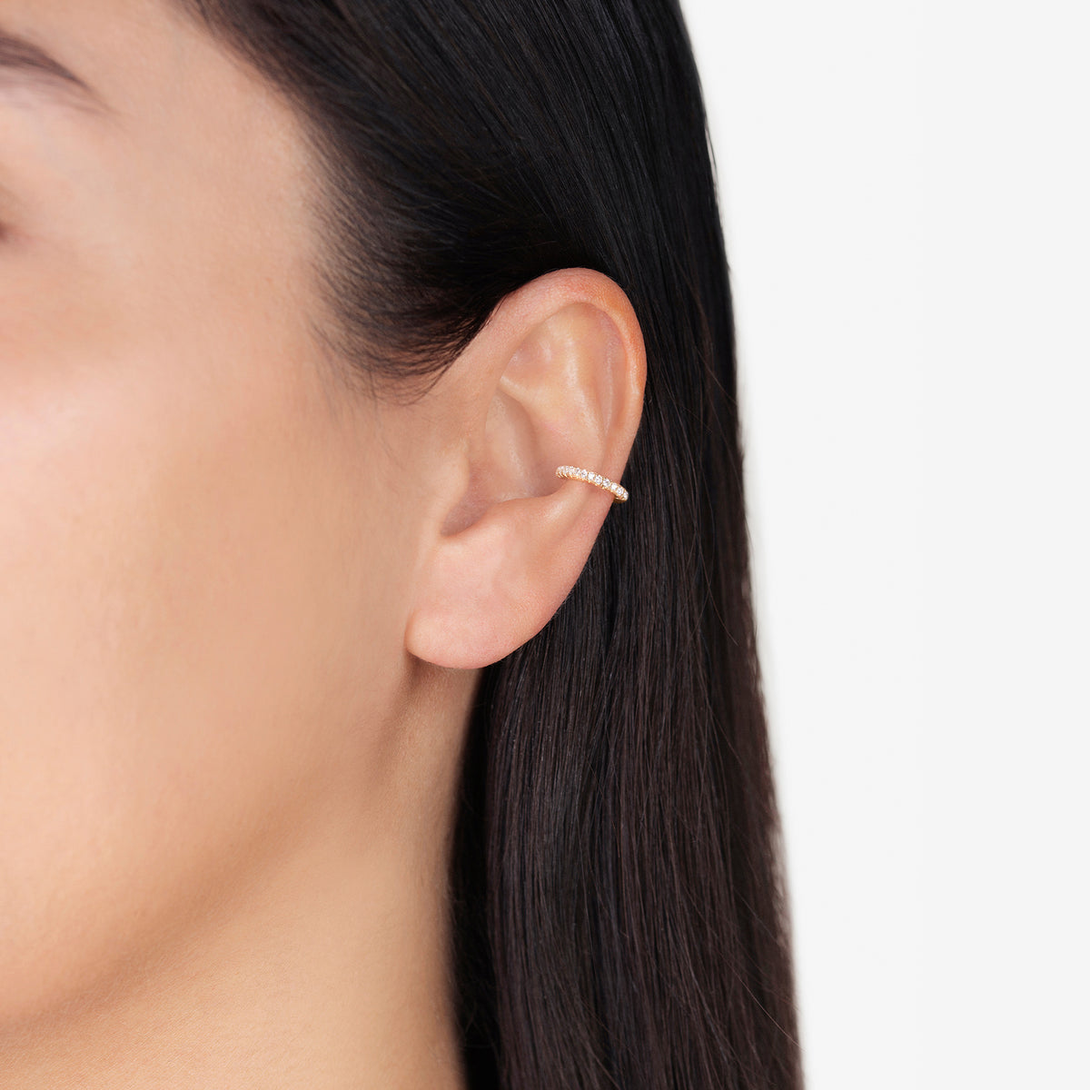 Pave Hinge Cuff Ear Cuff - Earrings | Ear Cuffs by S H A S H I - SHOP ...